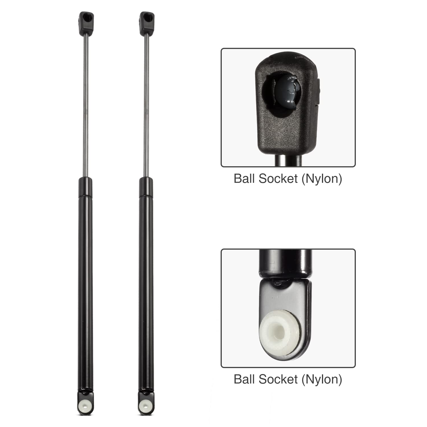 Maxpow Rear Window Glass Lift Support Struts Shocks Replacement for Expedition 1997-2002 / Navigator 1998-2002 Back Window Glass Lift Support, 4676