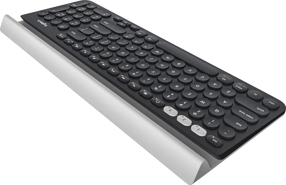 logitech K780 Multi-Device Wireless Keyboard for Computer, Phone and Tablet (Renewed)