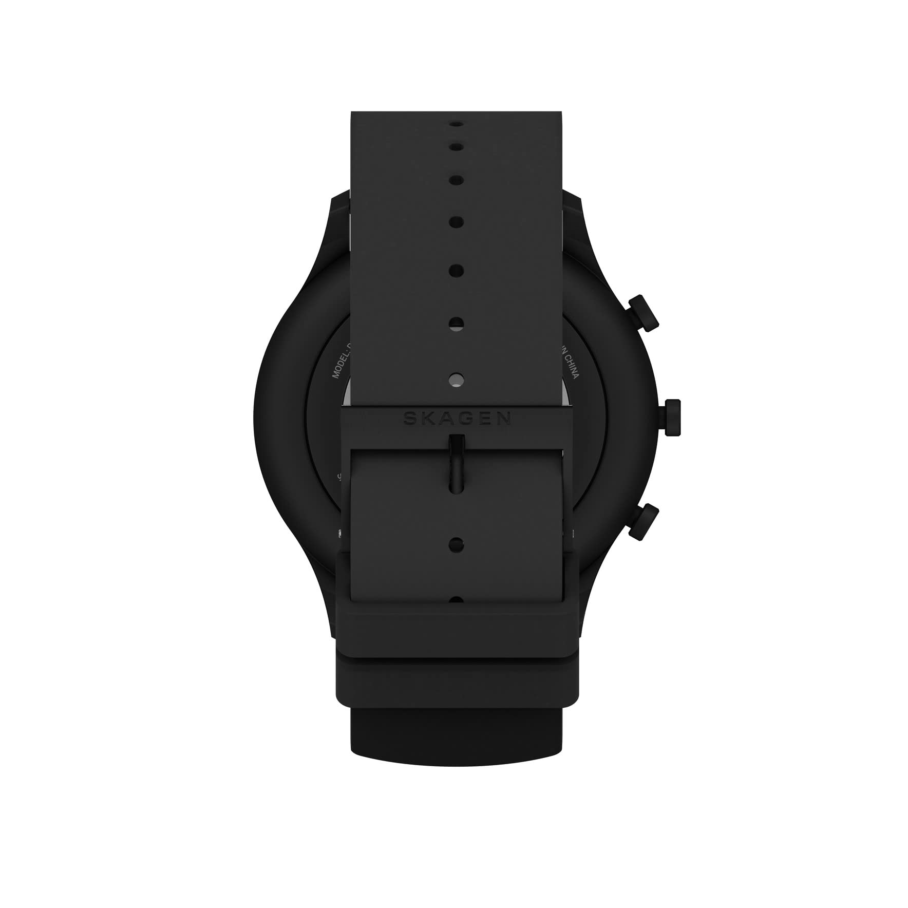 Skagen Jorn 42mm Gen 6 Midnight Silicone Hybrid Smartwatch (Model: SKT3202)