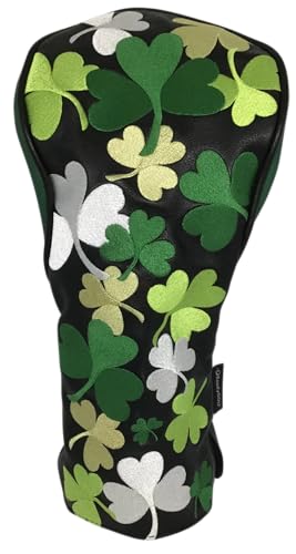 ReadyGOLF Shamrocks All-Over Embroidered Driver Headcover