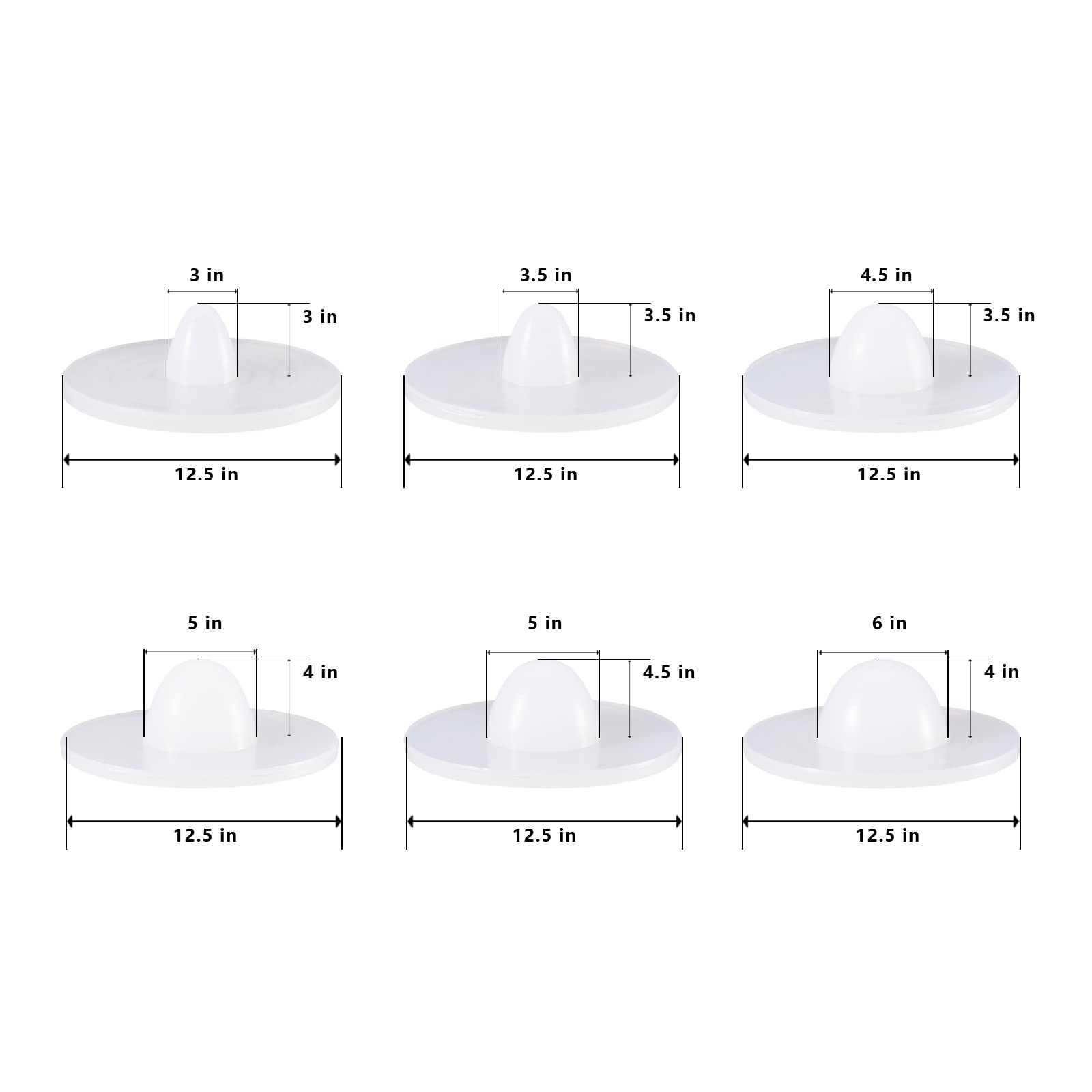 RORITOL 12PCS（6 Different Sizes ）Belly Button Shaper Plug Post Tummy Belly Button Shaper Silicone Plug Post Tummy（Purple）Patent Pending, 12pc Purple