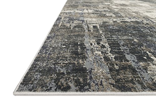 Loloi Cascade Ivory/Charcoal 2'-7" x 12'-0" Runner Rug