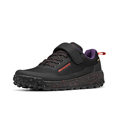Ride Concepts Men's Tallac Clip Bike Shoe Black/Red, 8.5 M US
