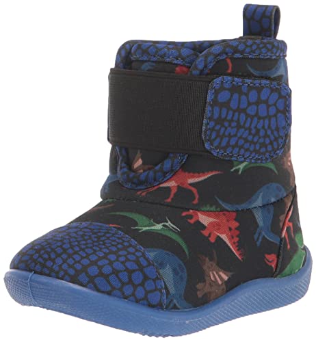 Western Chief Baby Pollywog Infant Boot Rain, Black, US 4-5 Unisex