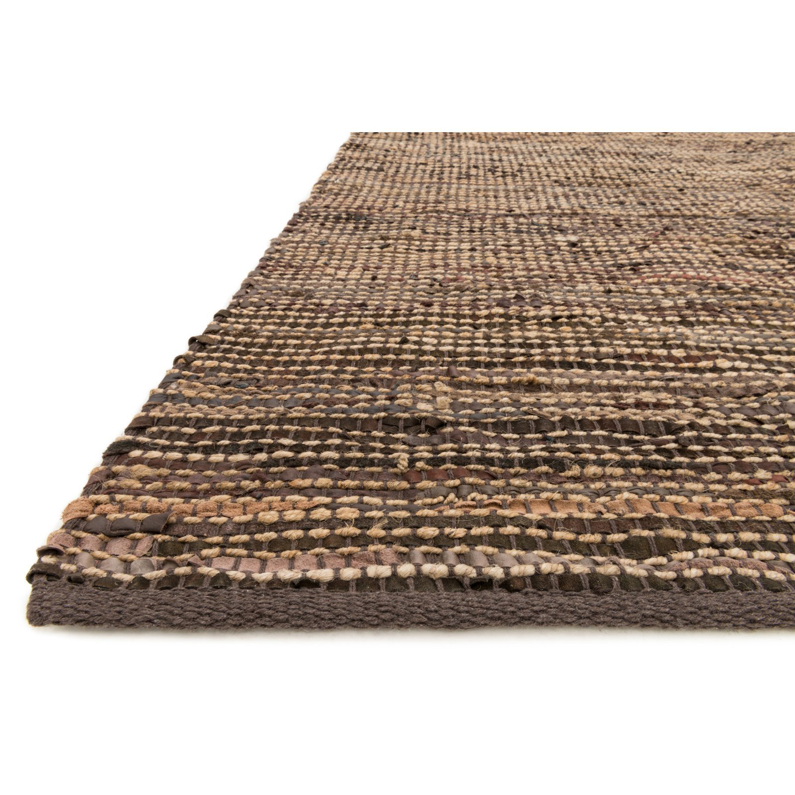 Loloi Edge Collection ED-01 Brown 2'-3" x 3'-9" Accent Rug