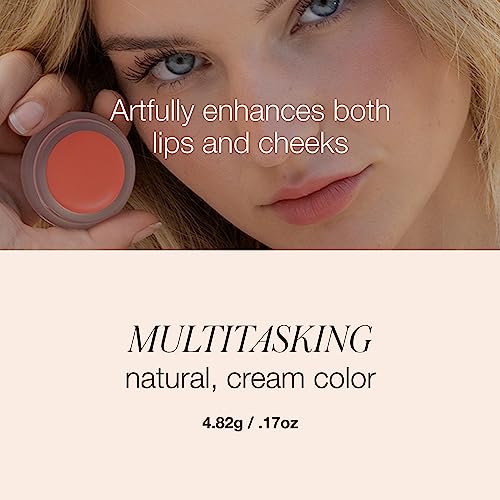 RMS Beauty Lip2Cheek Tint - Lip Tint & Cheek Tint, Lip Stain Make Up & Cream Blush for Cheeks, Blush Cream & Tinted Lip Balm, Lip & Cheek Tint Makeup