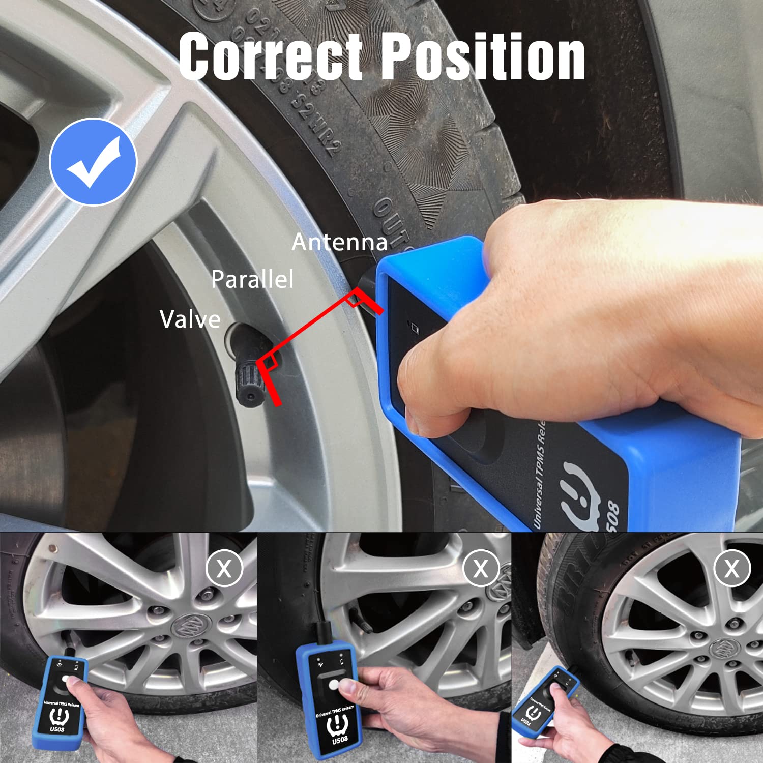 OBDResource 2IN1 TPMS Relearn Tool for Ford Super EL-50448, TPMS Reset Tool Tire Pressure Monitor System Sensor Tool 2023 (S508)