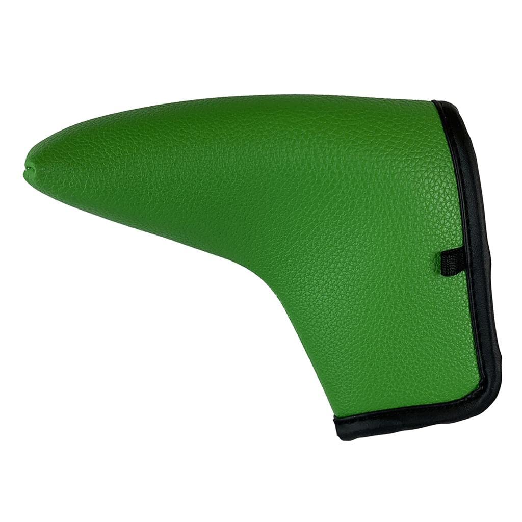 menolana Waterproof Golf Putter Head Cover Non- PU Blade Club Headcover Golfer Gift, Green, 17.5cm