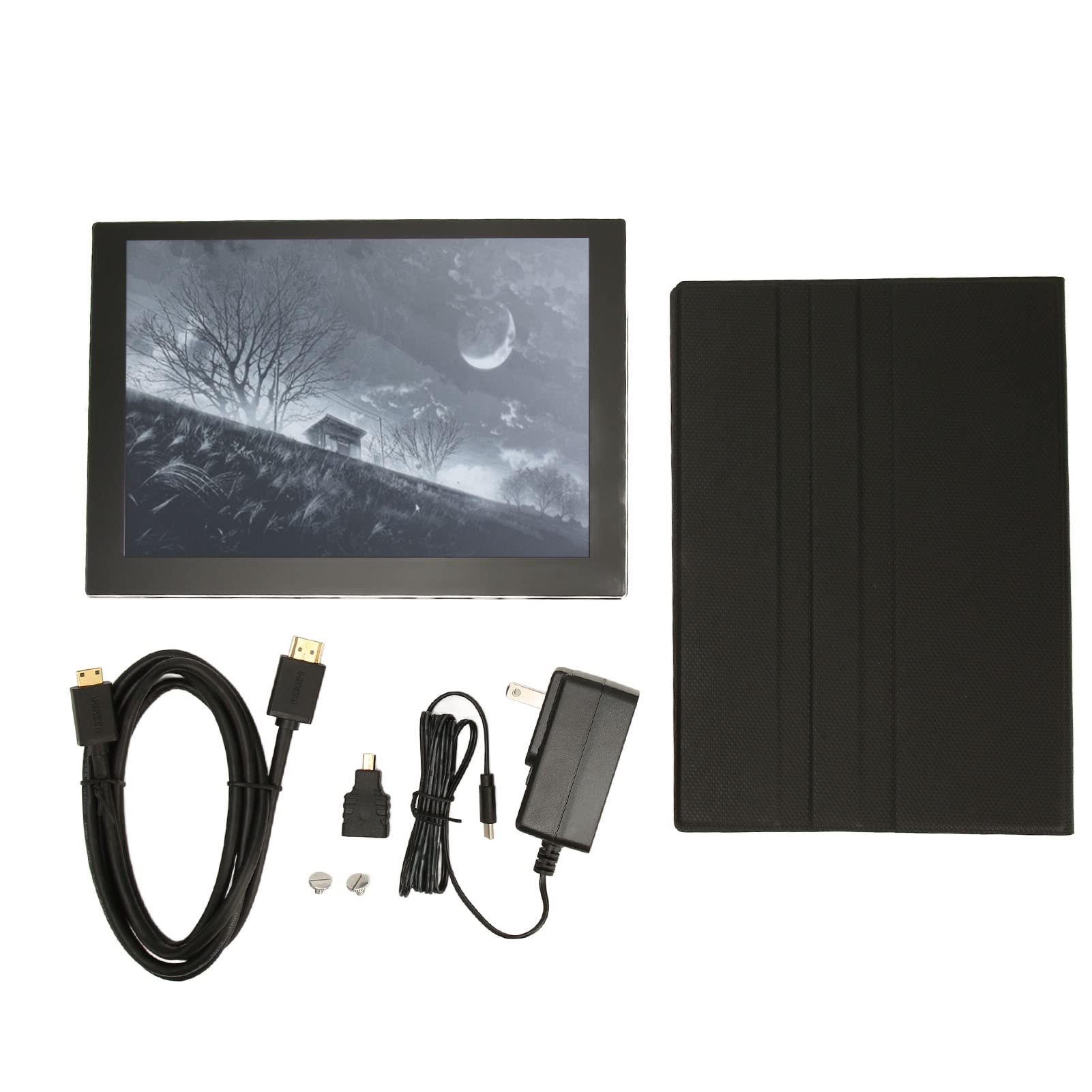TUORE Ink Display, 100-240V E Paper Monitor Wide Angle Eyes Protection 16:11 Screen Ratio 1200x825 for PC (US Plug)
