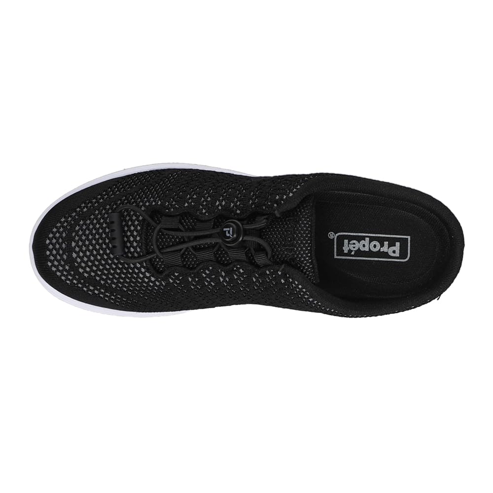 Propet TravelWalker Evo Slide Sneakers Black - 8.5 X-Wide