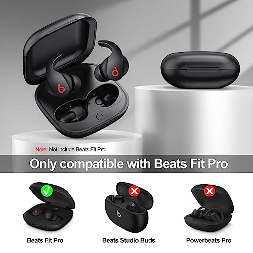 Wireless Charging Case for Beats Fit Pro, Replacement Charger Case for Beats Fit Pro Charging Case with Bluetooth Pairing, Support Wireless & Wired Charging (Earbuds Not Included)
