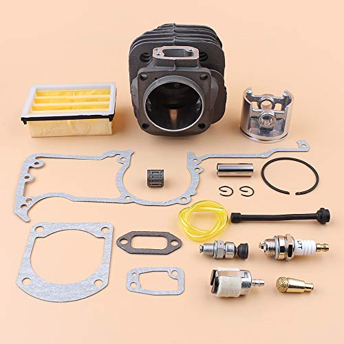 Laliva tools - 52MM NIKASIL Cylinder Piston Air Filter Gaskets Kit For HUSQVARNA 268 272 272XP 272K Chainsaw Parts with Decompression Valve