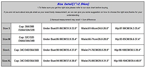 Wulofs Tankini for Women Bikini Set Retro High Cut Beachwear Low Back One Piece Swimwear Elastic Bathing Suits White