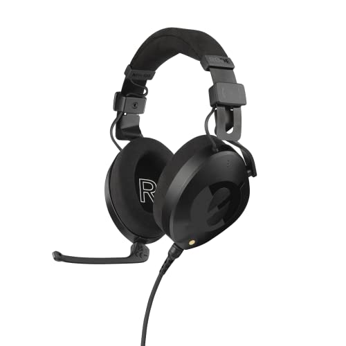 RĆDE NTH-100M Professional Over-ear Headset for Media, Broadcast, Podcasting, Content Creation, Streaming, Working From Home,Black