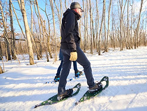 Redfeather Snowshoes Trek 35 SV2,Green - Aluminum - Made in The USA