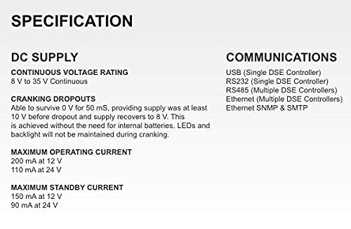 Thunder Parts DSE892 Original - Made in UK | Simple Network Management Protocol (SNMP) Gateway | DSE0892-01