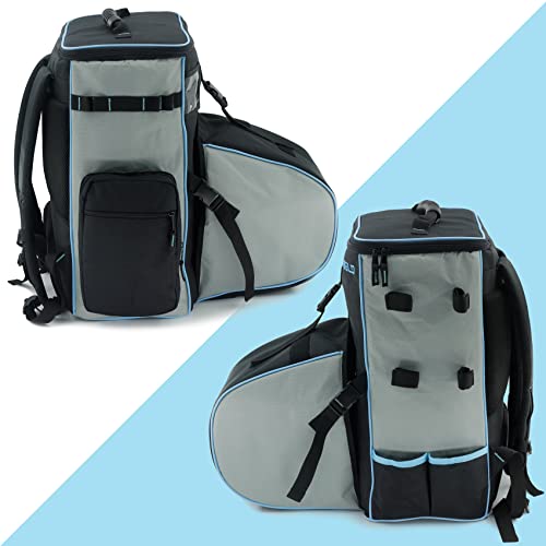 RX WELD Black Welding Backpack, Welding Tools Backpack Extreme Gear Pack with Helmet Catch