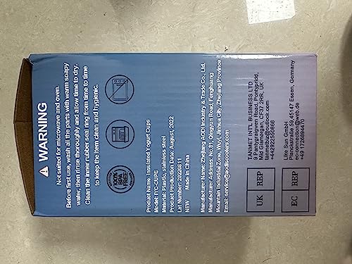 Wheelive Insulated Yogurt Container with Lid, Leak Proof Stainless Steel Parfait Cups with Lids and Reusable Plastic Spoon, 17oz Overnight Oats Containers with Lid On the Go, Dishwasher Freezer Safe