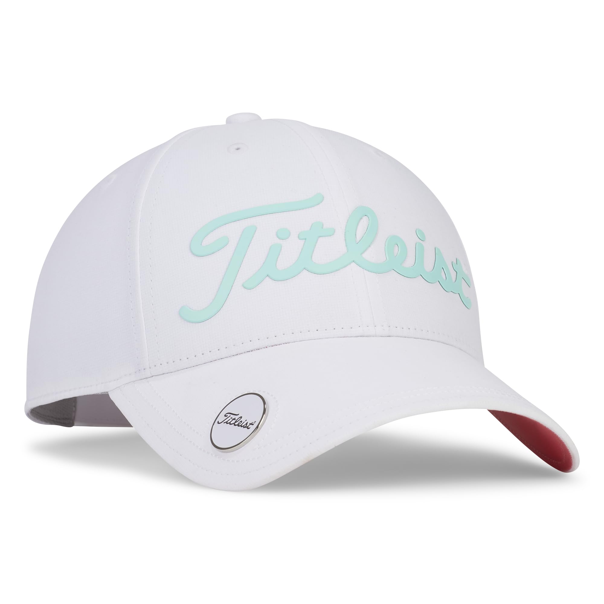Titleist Women's Standard Performance Ball Marker Golf Hat, White/Sea Glass, One Size