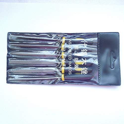 WYZBEN Mini File Set Microtech Needle Rasp Filling Tool Woodworking Files Hobby Hand DIY Folder Metal Filing Flat Wood Carving Tools - (Color: CD-140)