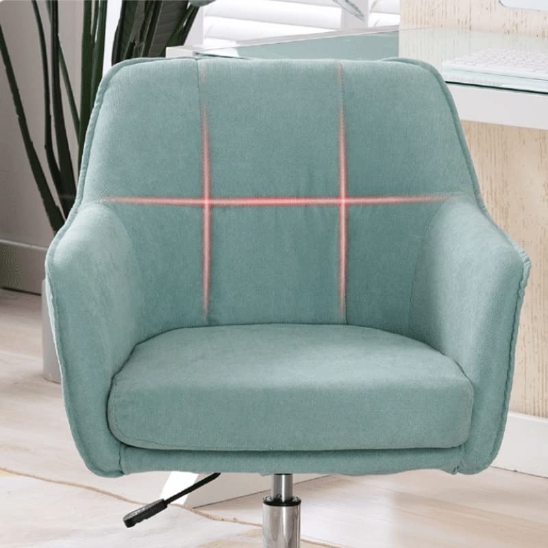 ZLXDP Computer Chair Office Chair Adjustable Swivel Chair Fabric Seat Home Study Chair
