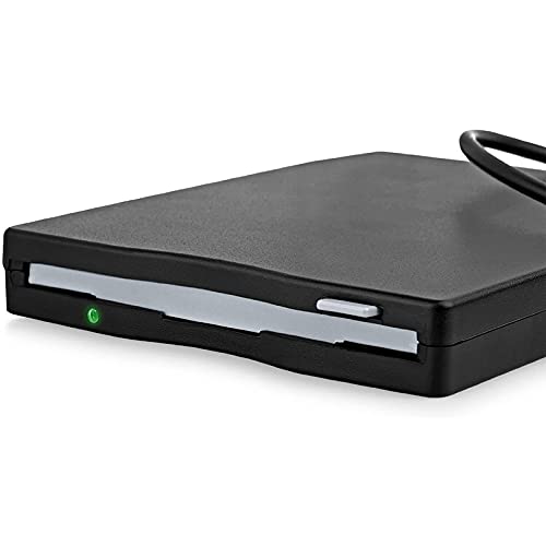 Tycncty USB Floppy Drive 3.5Inch USB External Floppy Disk Drive Portable 1.44 MB FDD USB Drive Plug and for PC Windows XP