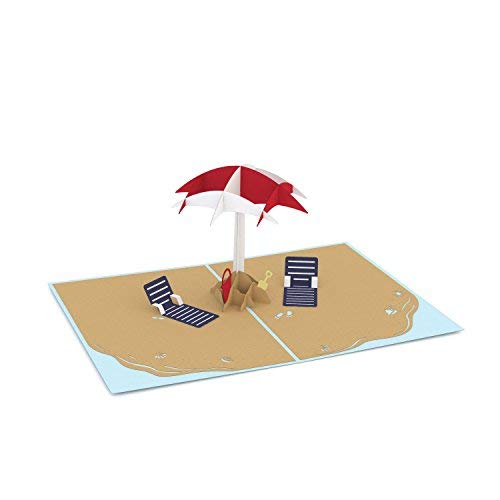 Lovepop Beach Day Pop Up Card, Summer Card, 3D Card, Greeting Cards, Celebration Card