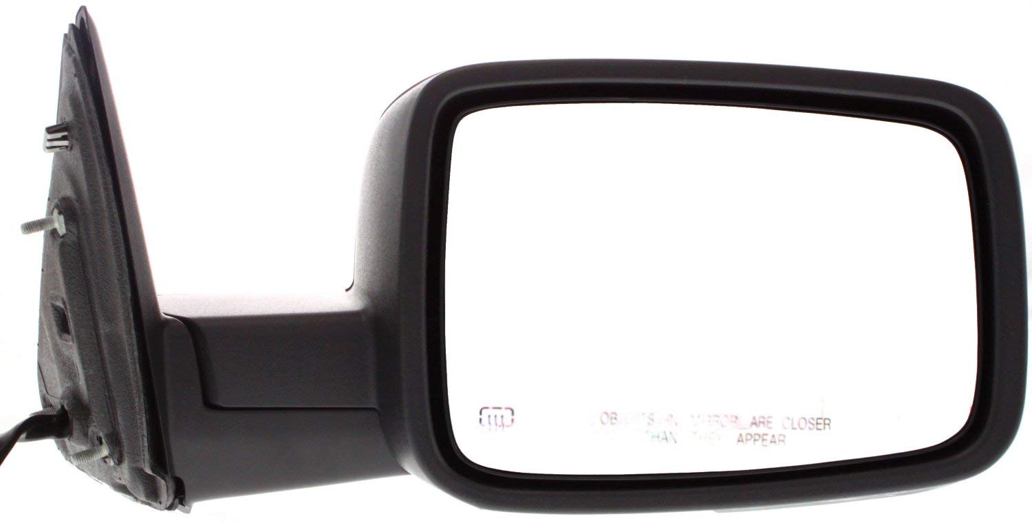 Kool Vue Left & Right Power Heated Door Mirrors Compatible With Dodge Ram 1500 2009 With Signal Light & Puddle Lamp; Without Memory Textured Pair