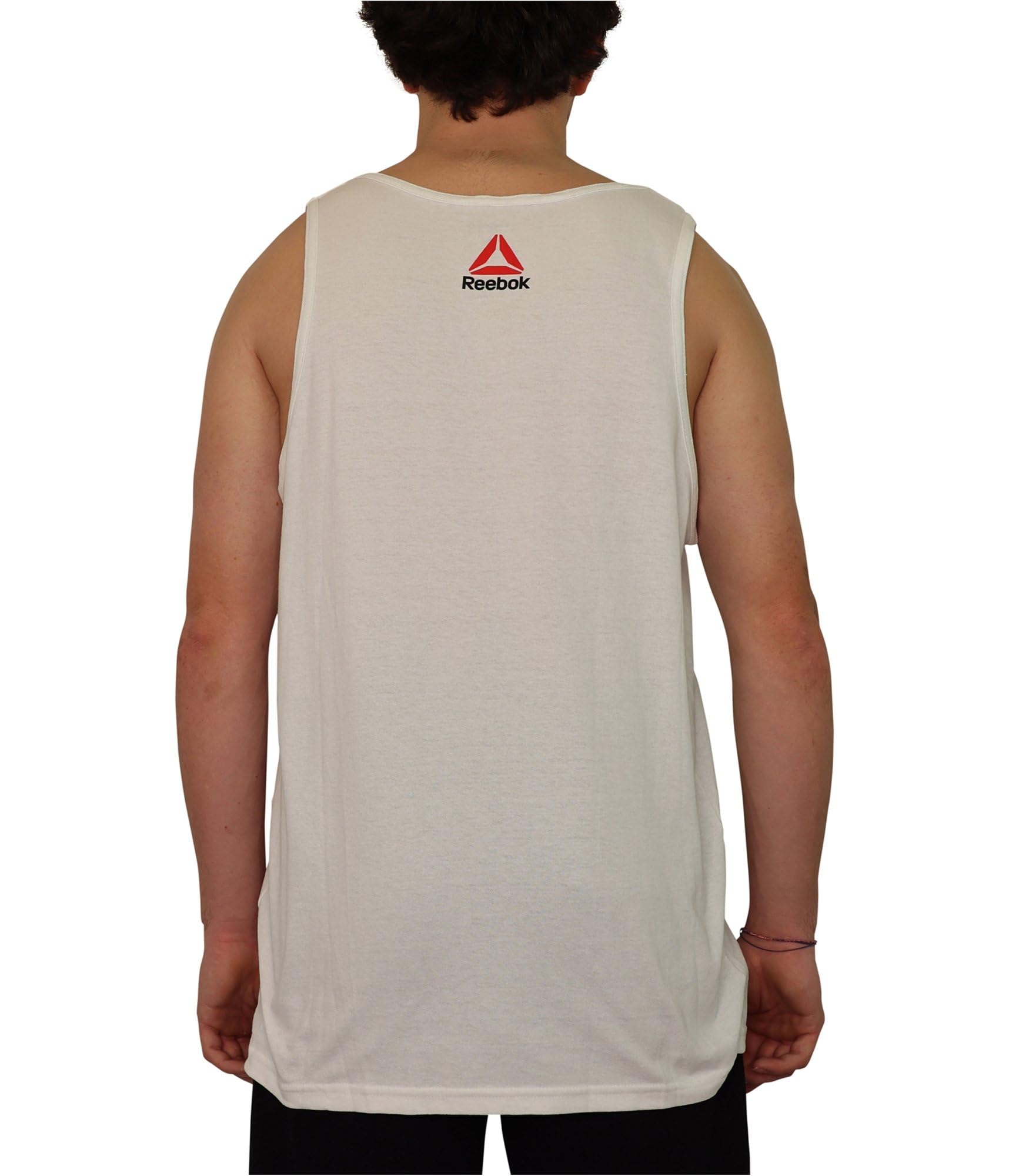 Reebok Mens Las Vegas, NV 1993 Tank Top, White, Small