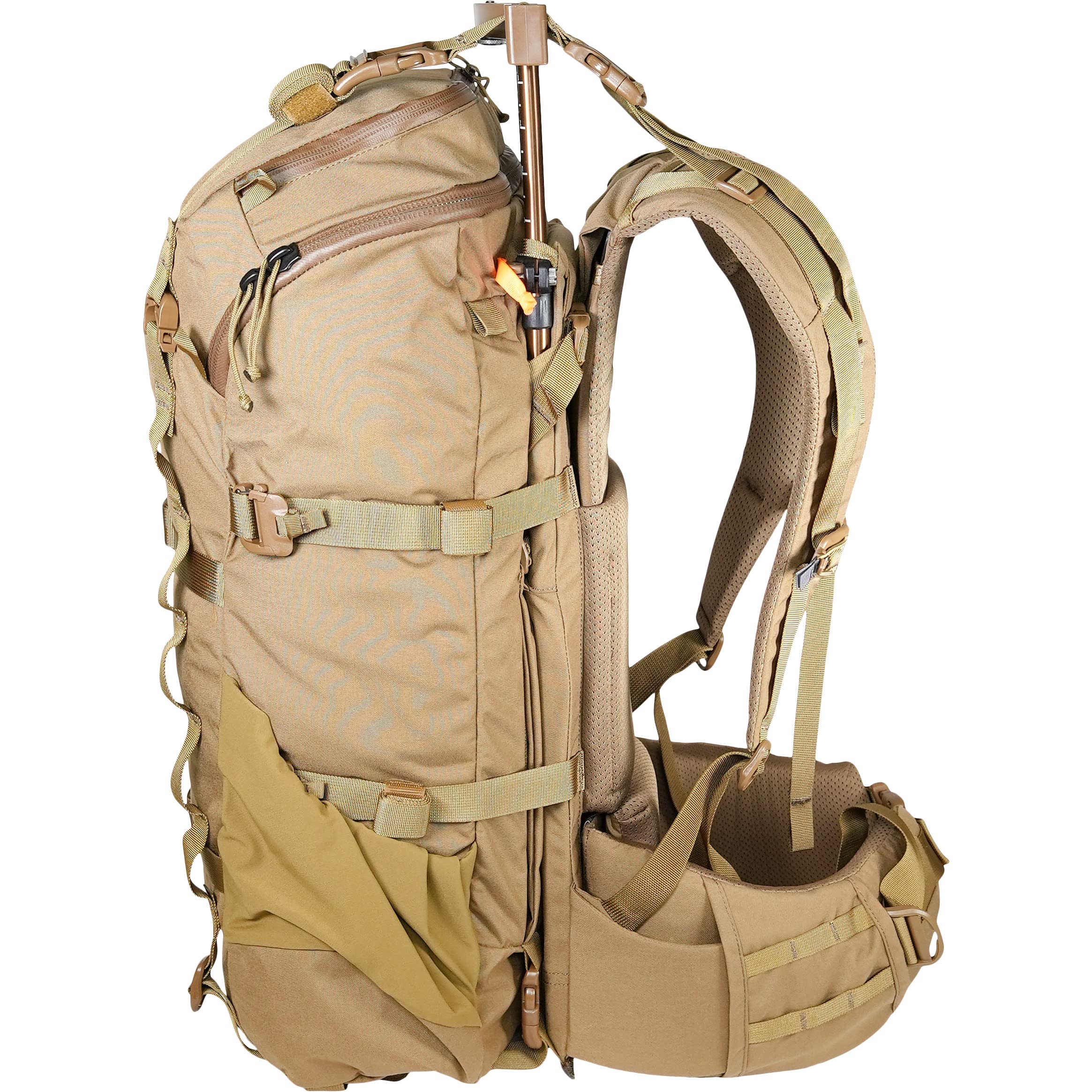 Mystery Ranch Women's Pop Up 30 Hunting Backpack, Weatherproof, Daypack for Travel, Hiking, Outdoors, Camping, 30L, S, Coyote