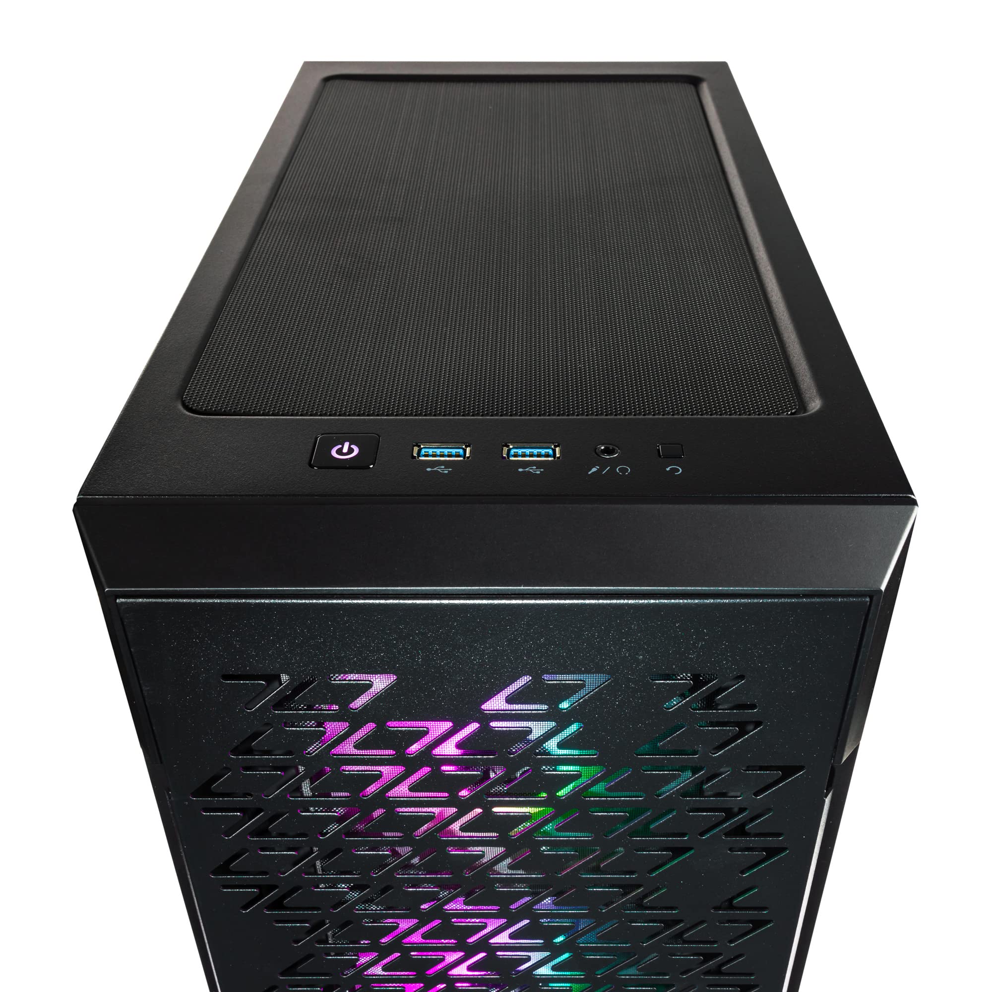 Velztorm Ferrux II Custom Built Gaming Desktop PC (Intel i9-12900K 16-Core, 16GB RAM, 1TB PCIe SSD + 1TB HDD (3.5), GeForce RTX 3070 Ti, WiFi, Bluetooth, Black, Win 11 Home)