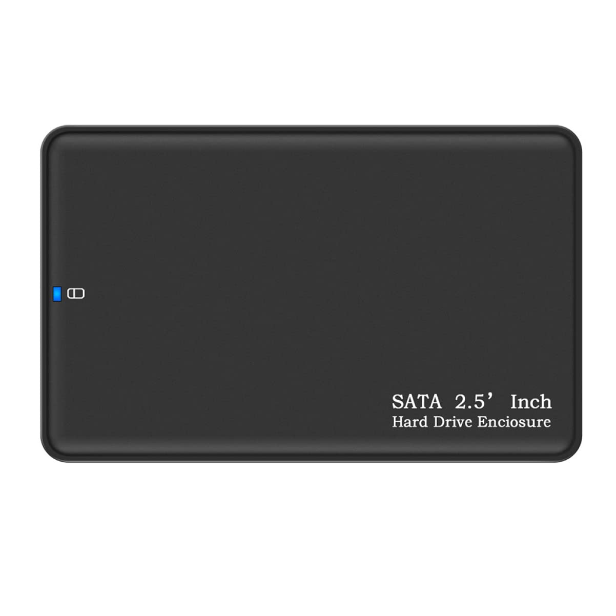 SOLUSTRE Enclosure Case 2pcs HDD/ssd Disk Portable External Enclosure Tb . for USB Hard Micro Tool-Free to -.mm up Inch B USB Hard Drive HDD