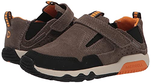 Merrell Free Roam Jungle Moc Moccasin, Gunsmoke, 2.5 US Unisex Big Kid
