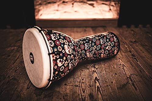 Meinl Percussion Djembe Hand Drum Circle Instrument with Synthetic Shell and Head, Alpine Series β NOT Made in China β Easy Tuning, 2-Year Warranty (ADJ12-SI)