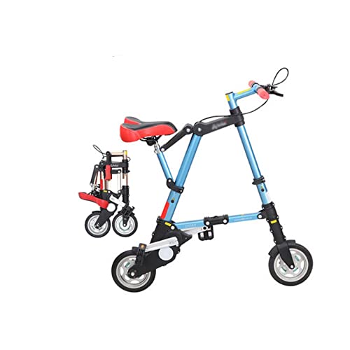 QYTECddzxc Adult Electric Bicycles Easy Carrying Folding Bicycle (Color : Rojo)