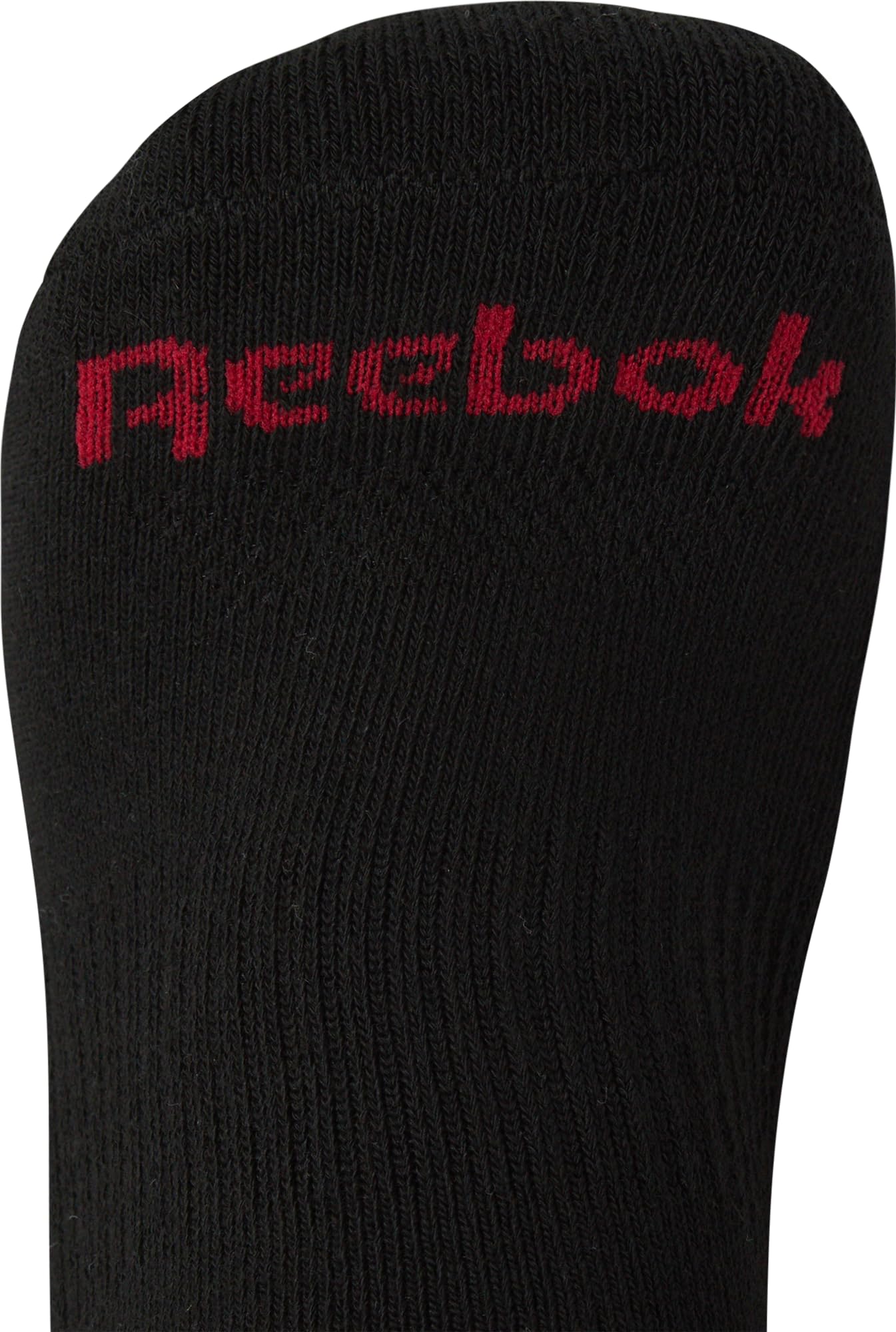 Reebok Boys' Quarter Socks - 12 Pack Stretch Performance Quarter Cut Arch Support Socks - Cushioned Athletic Socks for Boys, Size Large, Black