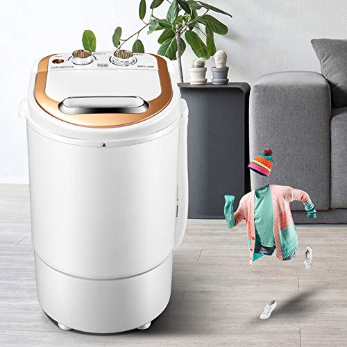 Mini Wash Machine Semi Automatic Single Barrel Washer Prevent Winding Wheel Laundry Product