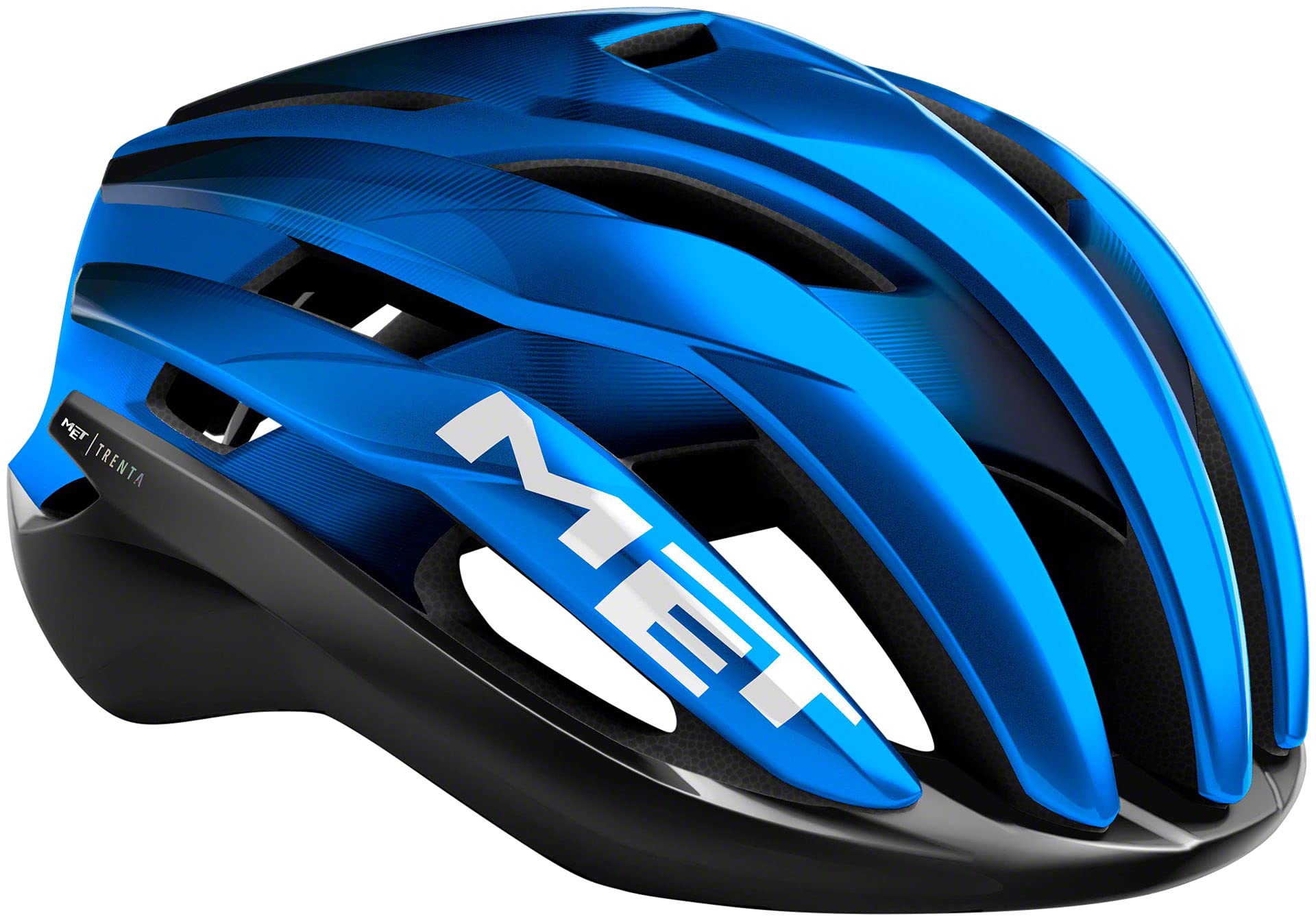 MET - Trenta MIPS | Road Cycling Bike Helmet | Medium | Metallic Blue