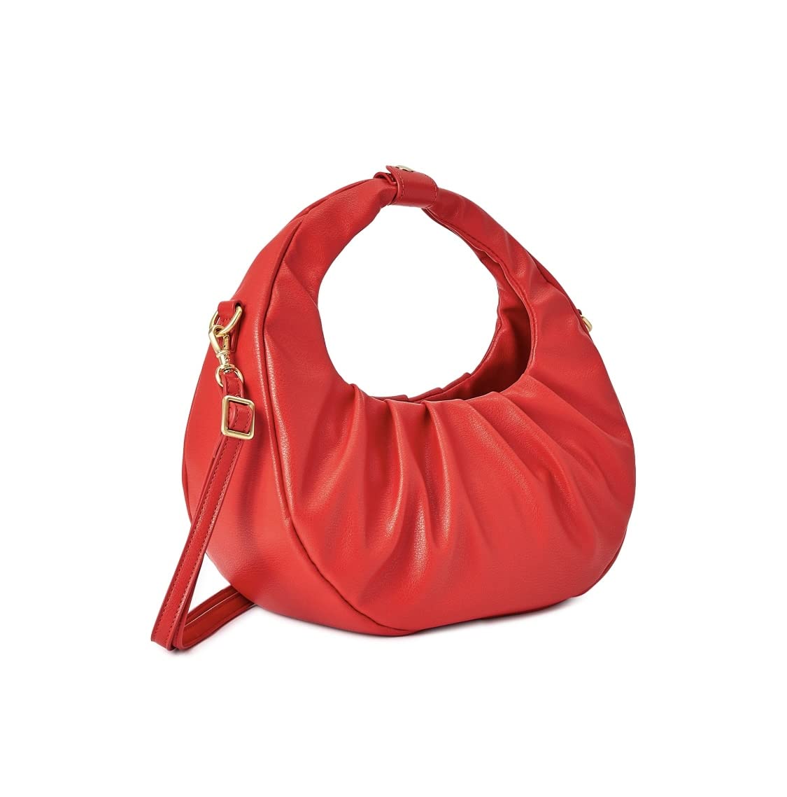 Scoop Women’s Large Crescent Crossbody Bag (Fiery Red)