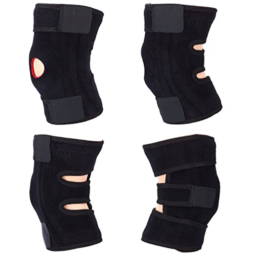 Knee Support Brace, Minor Knee Injury Protect Size Adjustable Unisex Moisture-wicking Knee Brace for Recovering for Knee Strain