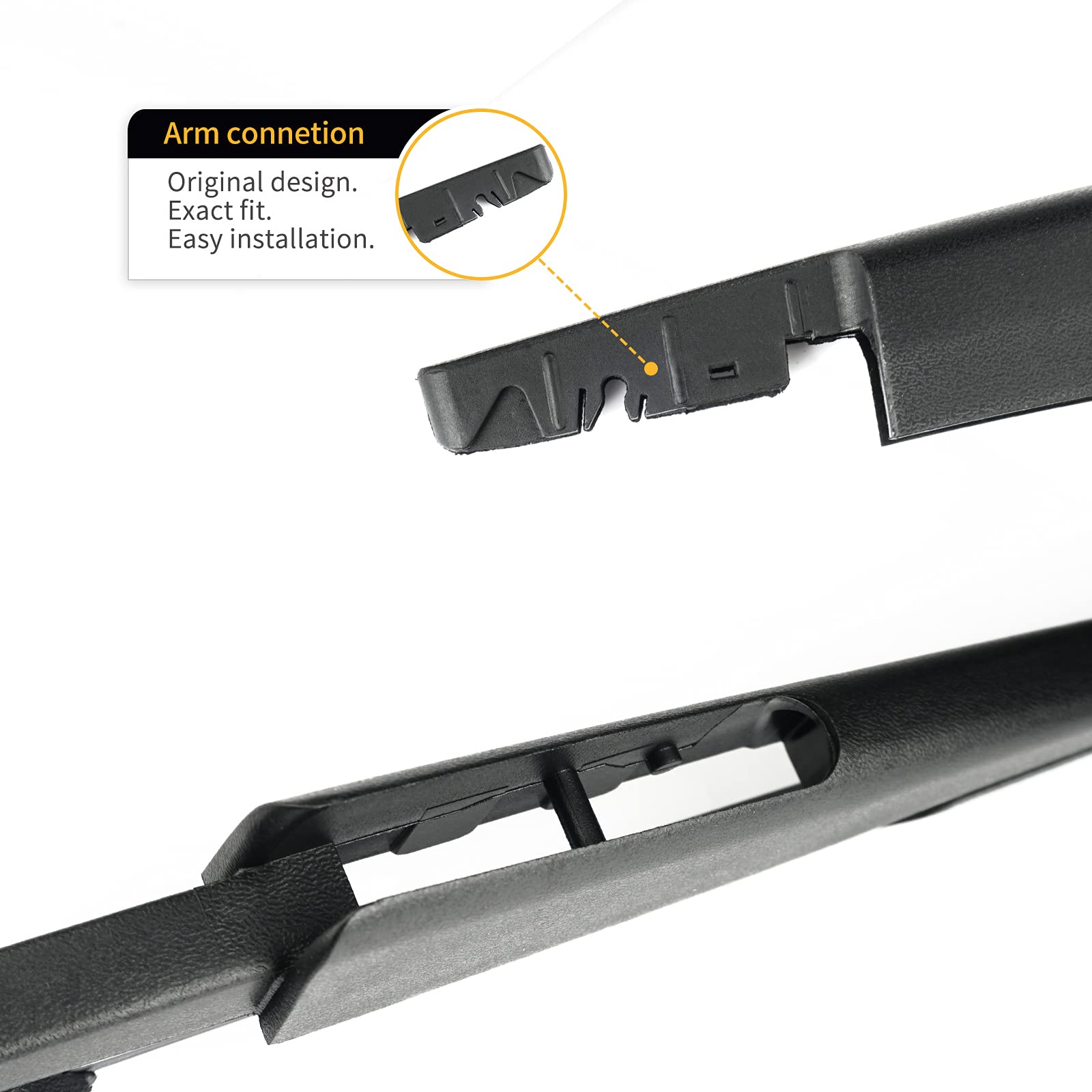 Replacement for 2009-2016 Ford Expedition Lincoln Navigator Rear Windshield Wiper Arm Blades-GAYCICC Car Back Window Wiper Cover Kit
