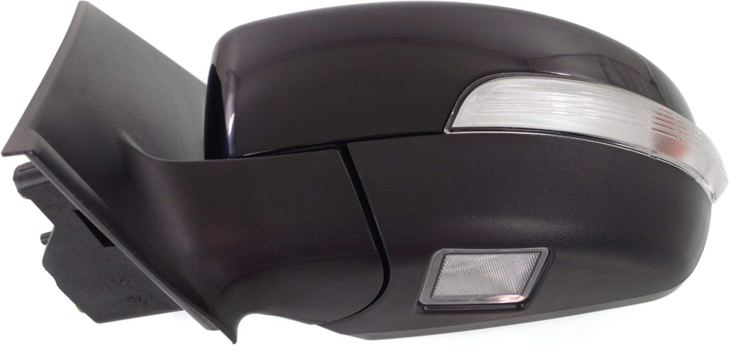 Kool Vue Driver Side Power Heated Mirror for Ford Escape 2013-2016 With Signal Light, Memory & Puddle Lamp; Without Blind Spot Light Paintable
