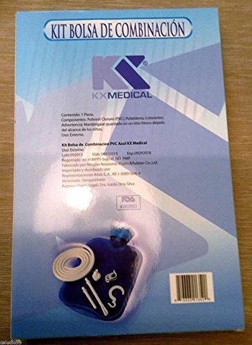 KX MEDICAL 2 Qt. Combination Enema Bag / Douche System w/ Water Bottle Fountain Cleansing
