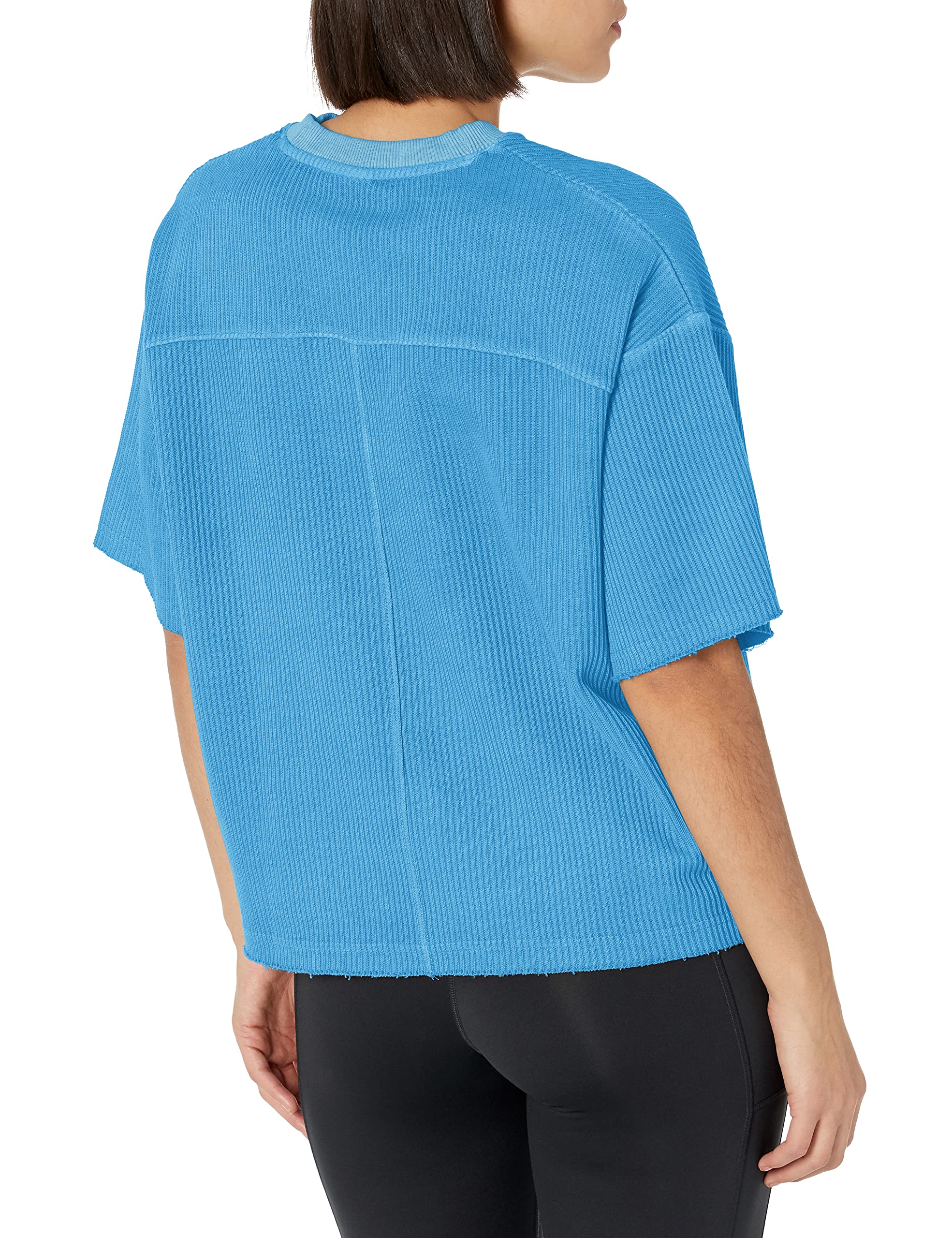 Reebok Women's Standard Tee, Essential Blue/Natural Dye, Medium