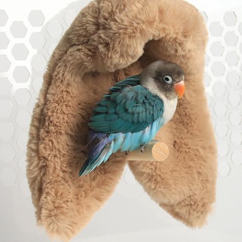 Libcflcc Bird Nest Bird Nest Lanyard Soft Plush Windproof Bird Shawl Nest Corner Parrot Blanket for Pet Cage Accessories Bird Hammock Parrot Shawl