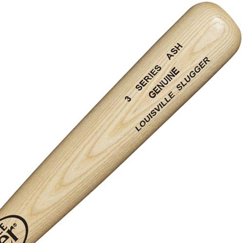 Louisville Slugger Genuine Series 3 Ash Mix Baseball Bat, 34 inch/31 oz, Black/Natural