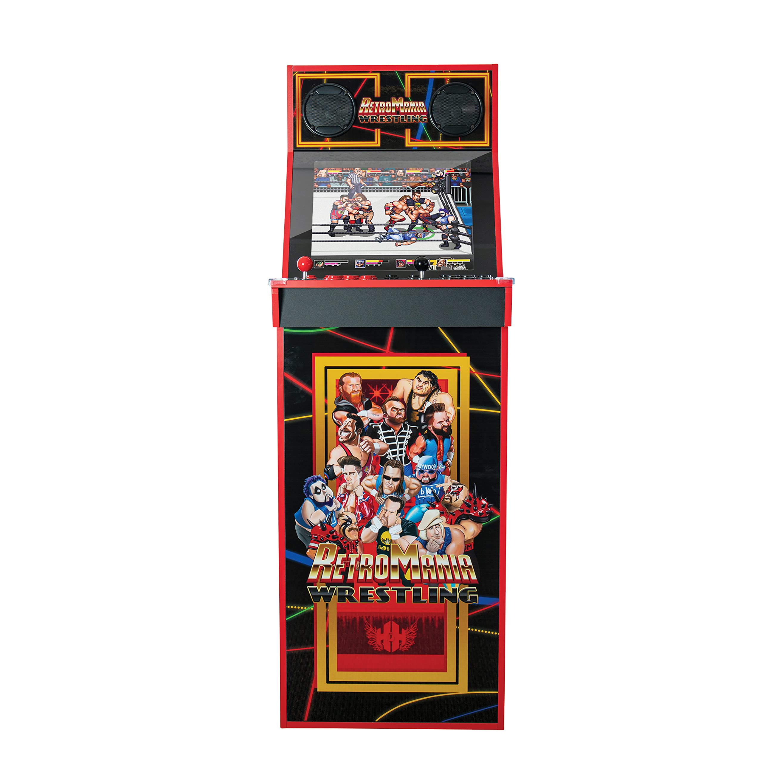 Retromania EDITION Premium Bartop Arcade Console (Stand Sold Separately), 128GB Memory w/Expandable Game Library Wifi, Bluetooth, Sanwa-like Controls. Pre-Loaded With 11 Games Including Retromania
