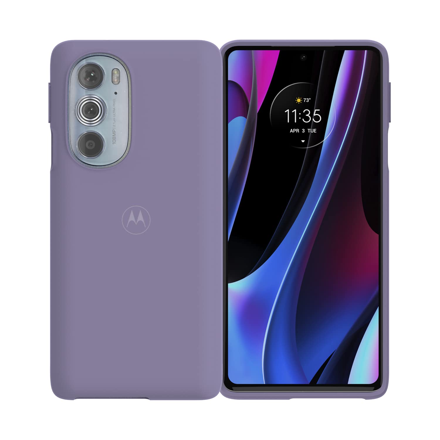 Motorola Edge+ (2022) Protective Case- Daybreak Light Purple Precision fit, Stylish Shock Absorbing Phone Cases [NOT for Edge+ 2020/Edge+ 2023, Edge 2021/Edge 5G UW 2021, & Edge 2022]