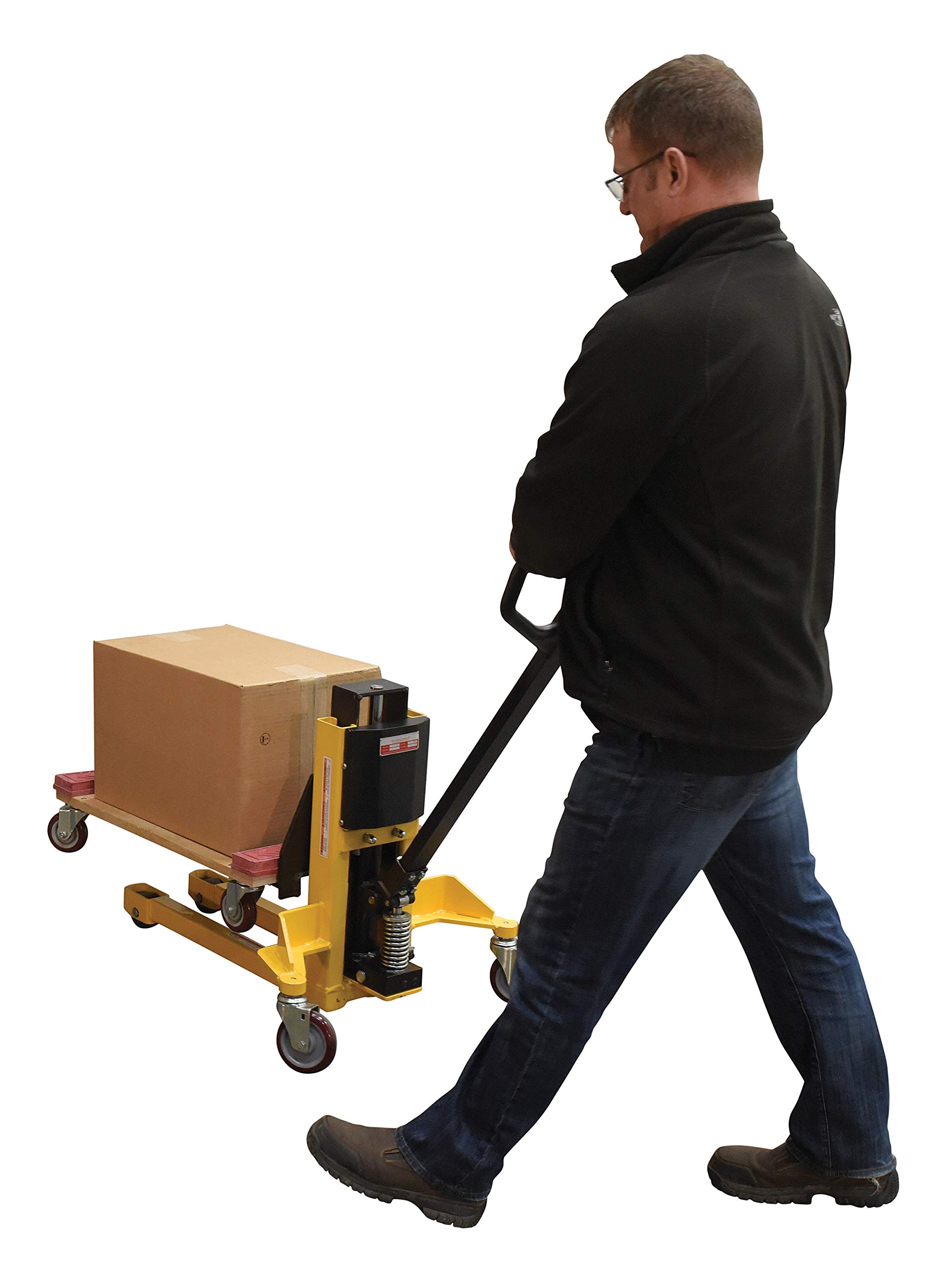 Vestil Single Fork Skid Positioner Lifter 800 Lb Capacity