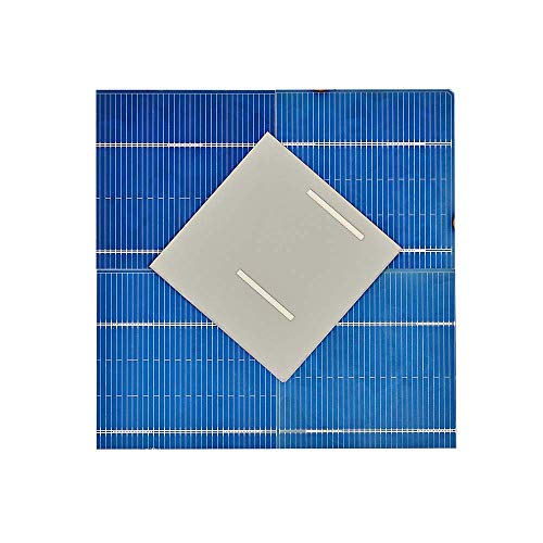 SUNYIMA 100pcs Mini Solar Cells 0.5V 0.4W Micro Thin Polycrystalline Silicon Solar Panels DIY 52 x 52mm/2x2inch